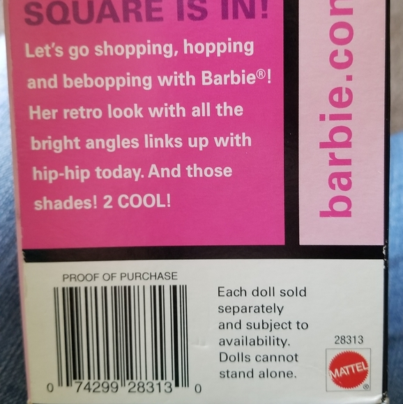 Barbie | Toys | Nib Hip 2 Be Square Barbie Pink 200 Mattel | Poshmark